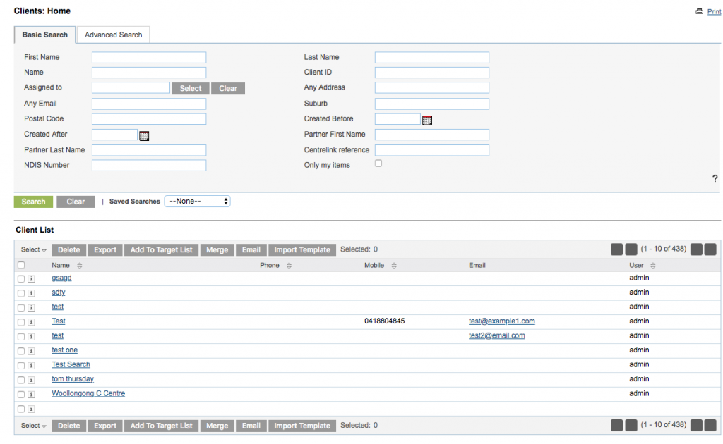 Search for a Client – Community Data Solutions