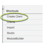 Create a Client record – Community Data Solutions