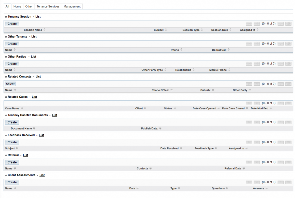 Create a Tenancy Casefile – Community Data Solutions
