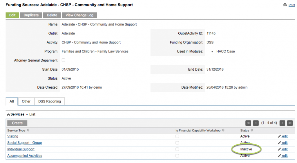 Manage an expired Service – Community Data Solutions