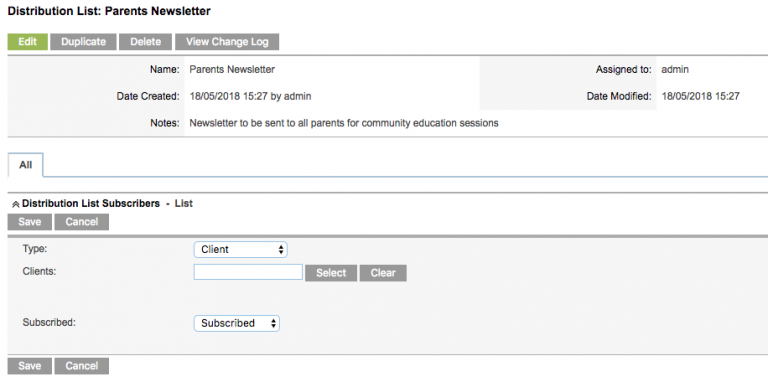 Add subscribers to a distribution list – Community Data Solutions
