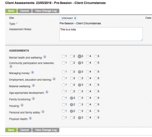 DSS SCORE Assessment for an Individual – Community Data Solutions
