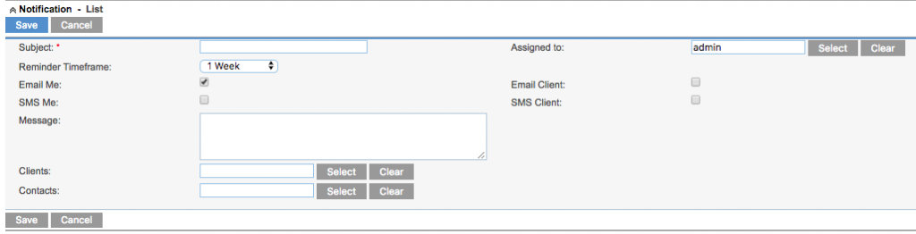 Create a Notification – Community Data Solutions