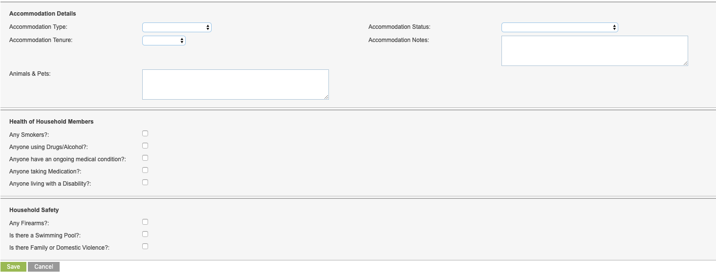 Create a Family Preservation Case – Community Data Solutions