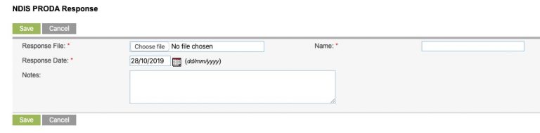 Recording PRODA Claim Responses – Community Data Solutions