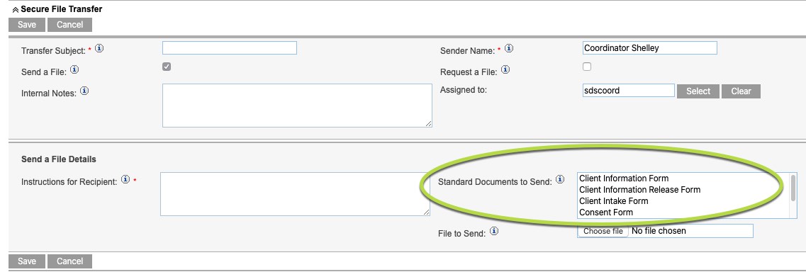 Send File to Client – Community Data Solutions