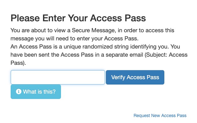 Secure Files Access Pass