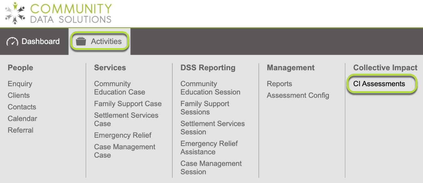 CI Assessment – Send reminders to clients who didn’t complete survey – Community Data Solutions