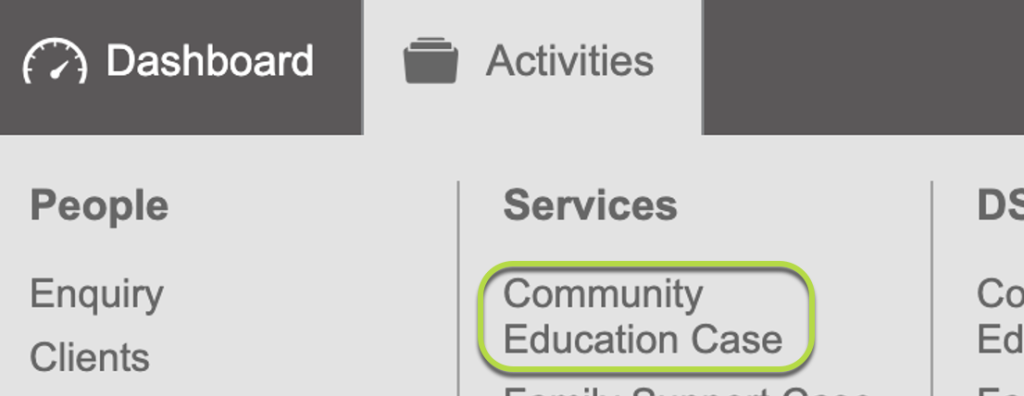 Recording Enquiries count for DEX Reporting – Community Data Solutions
