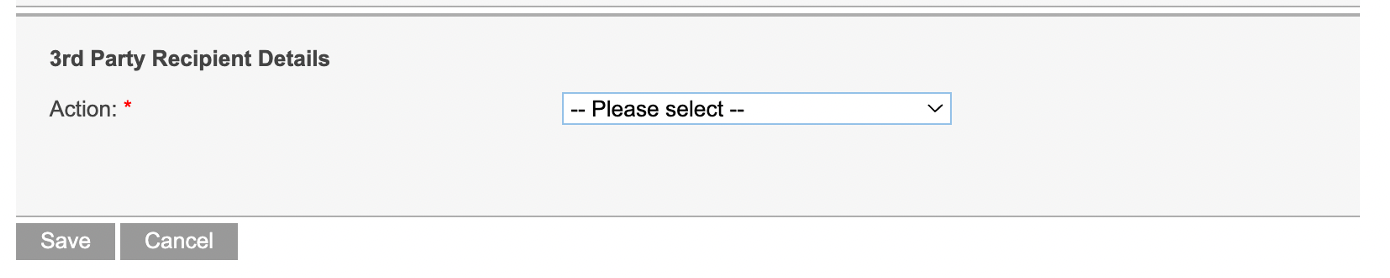 CI Assessment – Create and send to a 3rd party – Community Data Solutions